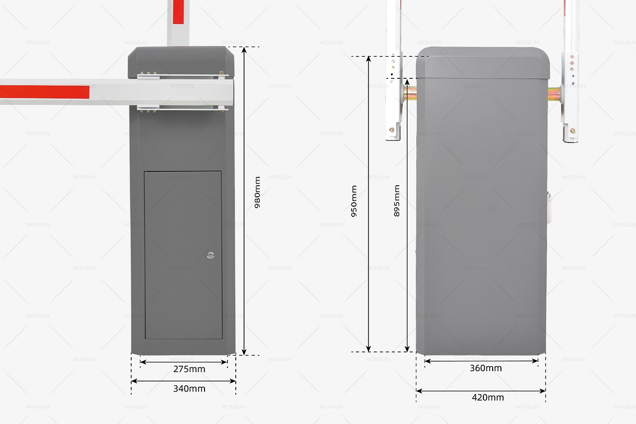 Dual Movement Two-way Barrier Gate - wonsun barrier gate