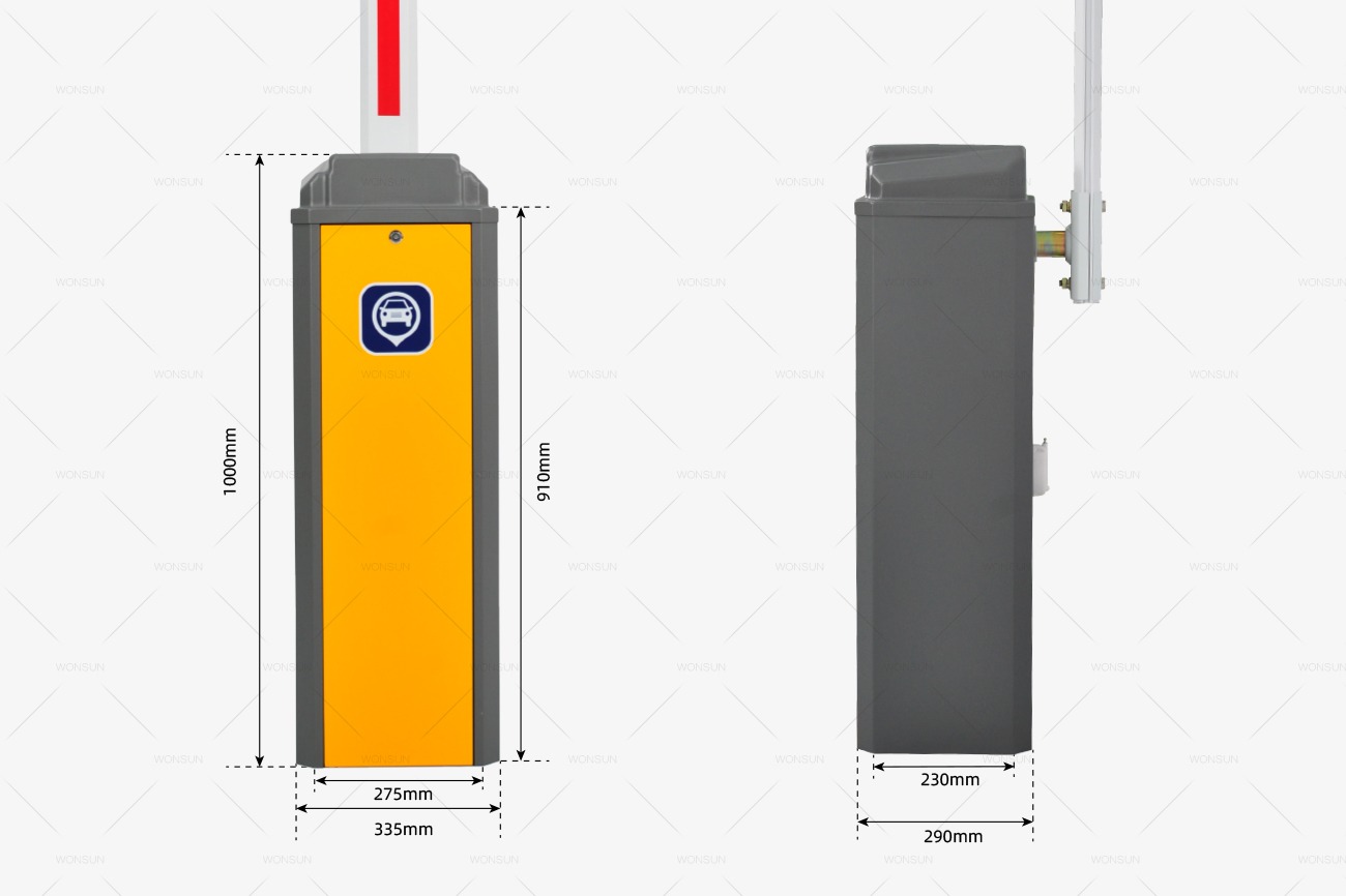 boom barrier 4TH Generation DC brushless motor barrier gate - wonsun ...